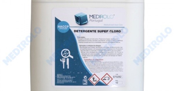 DETERGENTE GEL SUPER CLORO MEDIROLO® 10L